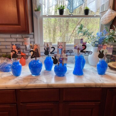 Two Cool Centerpieces, Two Cool Birthday Decor, Two Cool Birthday, Too ...