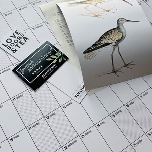 Perpetual Birthday Calendar Wall Planner Botanical Leaves - Etsy