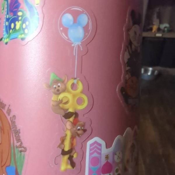 Jaq Jaq and Gus Gus Key Mickey Balloon/ Cinderella Transparent Laptop ...