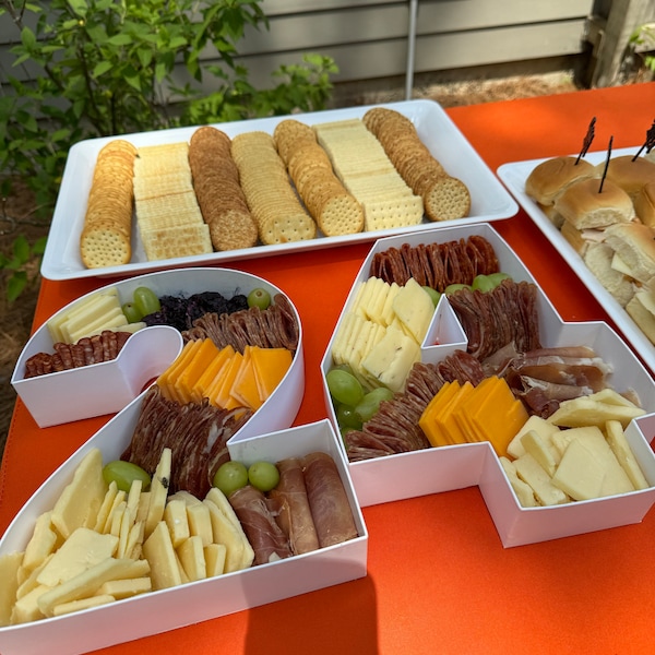 Fillable Letter/ Number Boxes With Lid 28cm/11 Charcuterie Fruit Tray ...