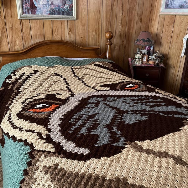 C2C Mallard Duck Crochet Pattern / Corner to Corner / C2C Graphgan ...
