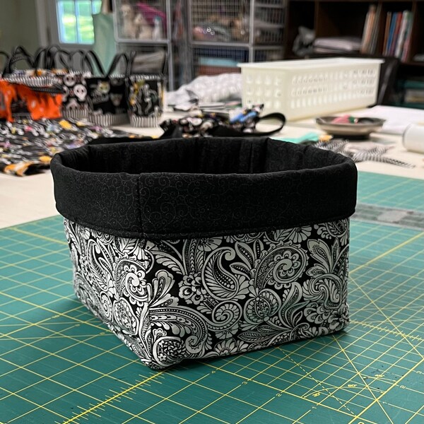 Fabric Baskets PDF Sewing Pattern 25 Sizes Fabric Box Pattern, Storage ...
