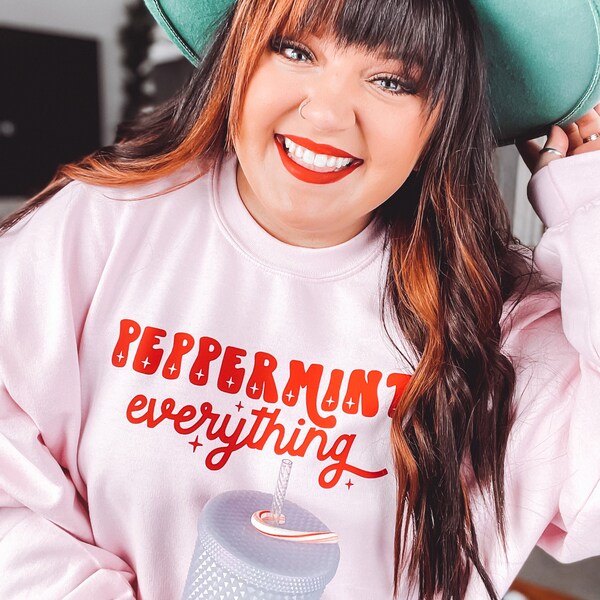 Peppermint Everything Retro SVG Cut File, Peppermint Season Shirt Svg ...