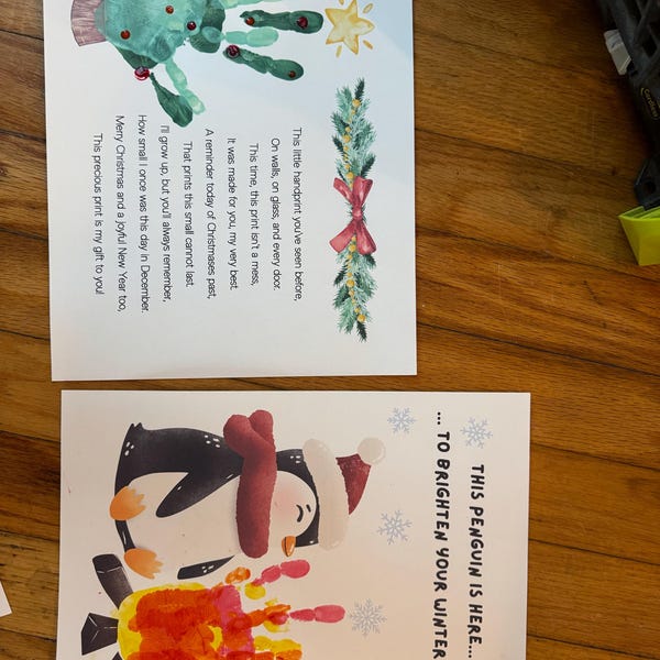 Christmas Handprint Craft - Christmas Handprint Poem - Christmas ...