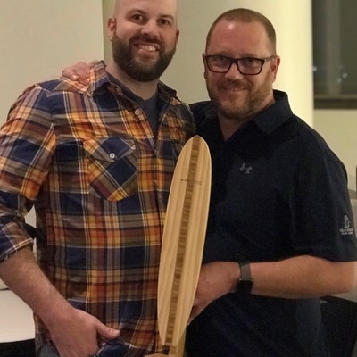 Surfboard Fin Business Card Holder for the Desk - Etsy