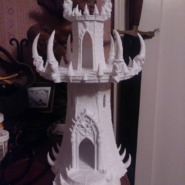 Infernal Tower - Dwarves, Elves and Demons - 28mm Wargaming Terrain - Etsy