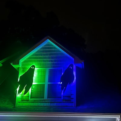 TWO 5-5.7ft Scary Ghosts Template When Made. Printable Trace and Cut ...