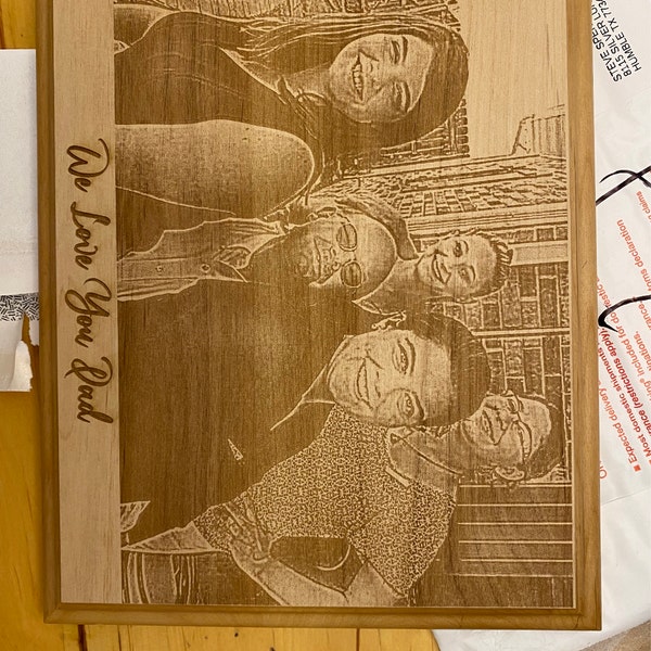 Photo Engraved on Wooden Plaque | Photo Gift | Graduation Gifts ...