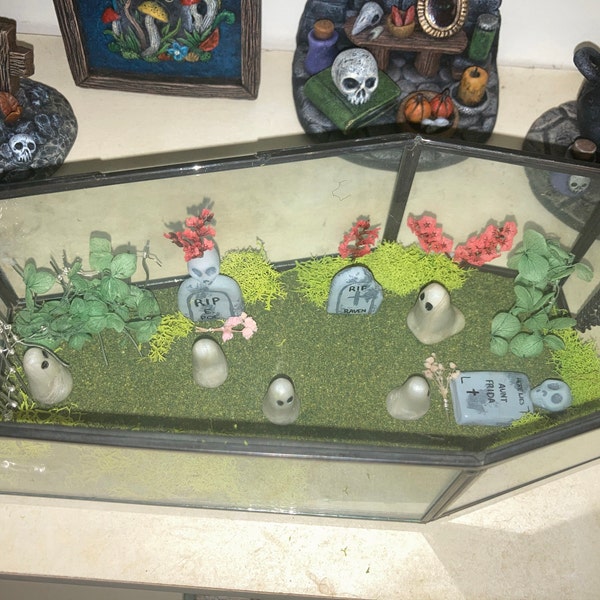 Glass Coffin Table Decor - Etsy