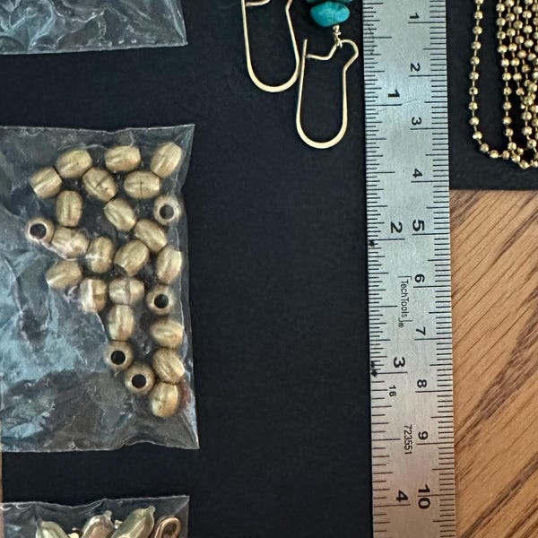 Paddle Eye Pins, 12 Raw Brass Paddle Eye Pins Customized Size 20-25-30 ...