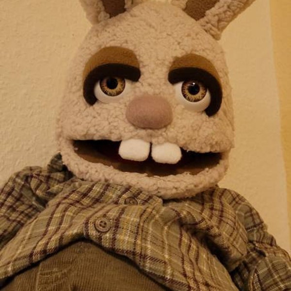 Handmade Ventriloquist Dummy Furry Rabbit Monster Professional Hand ...
