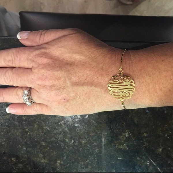 Personalized Enamel Text Band Ring - Solid 14K Gold and White Enamel - Etsy