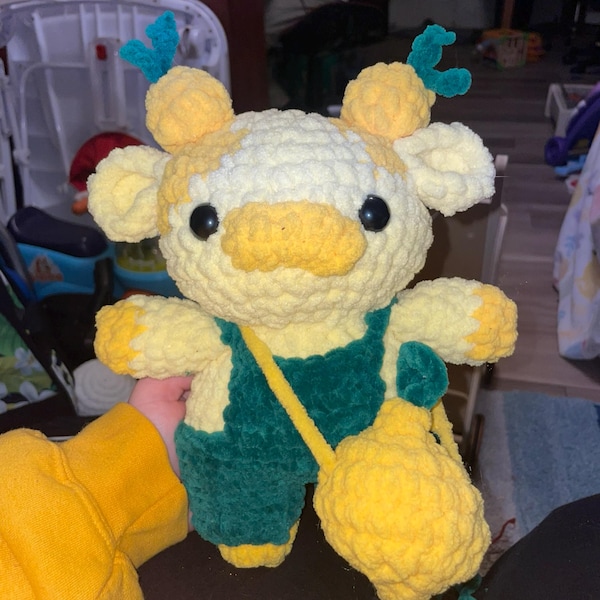 10-in-1 Fruit Cows Crochet Pattern Bundle (amigurumi Highland Cow ...