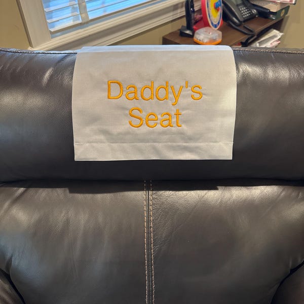 Fabric Reserved Sign for Chair, Pew, Church, Theater, Venue, Reception ...