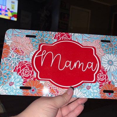 Grandma Personalized License Plate, Name Car Tag, Vehicle Tag, Custom ...