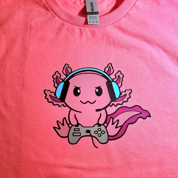 Gamer Axolotl Svg - Etsy
