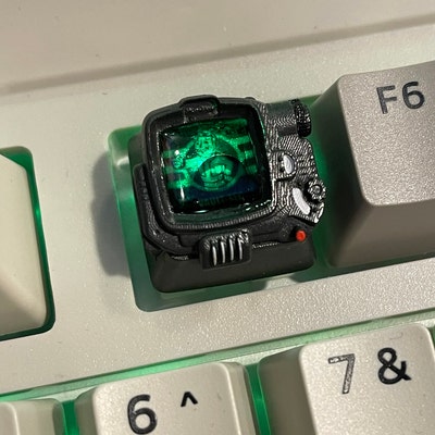 Megalodon Shark and Diver Keycap, Shark Keycap, Custom Keycap, Artisan ...