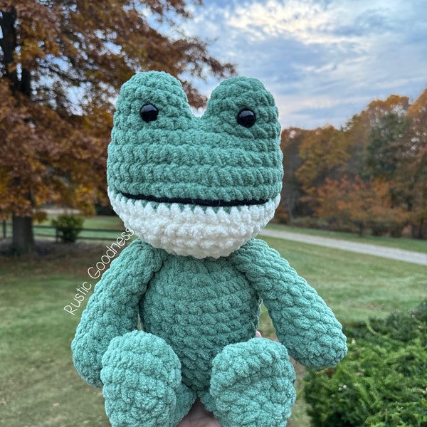 Crochet Pattern-plush Milo the Frog(pdf/eng) - Etsy