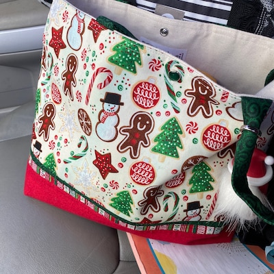 Holiday Sugar Cookies Shoulder Bag Gingerbread Purse Christmas Tree ...
