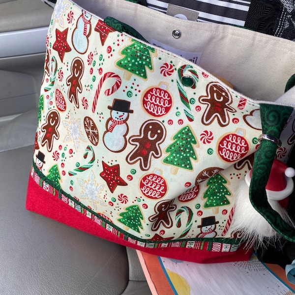 Holiday Sugar Cookies Shoulder Bag Gingerbread Purse Christmas Tree ...