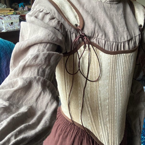 Reversible Chest Corset With Hand-painted With Butterfly, Black Corset ...