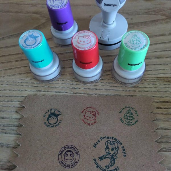 All-custom Checklist Stamps,teacher Stamps,personalized Checklist ...