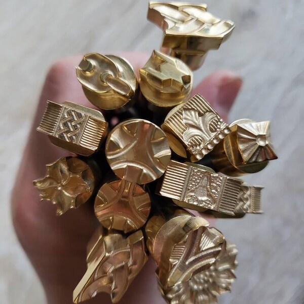 Tools for Leather Crafts. Stamp #112-1 Size 12 Mm - Etsy