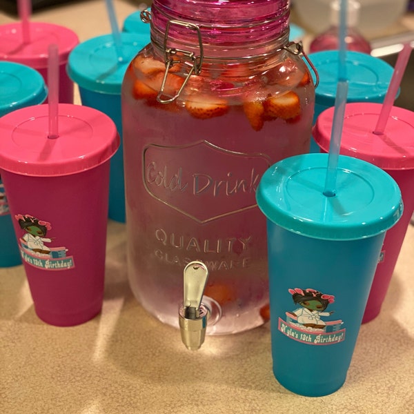 Personalized Spa Themed Party Cups - Etsy