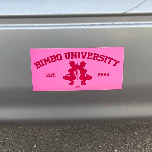 Bimbo University Bumper Sticker - Etsy