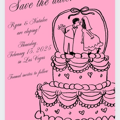 Party Invitation, Hand Drawn Vintage Scribble Illustration, Cheers ...