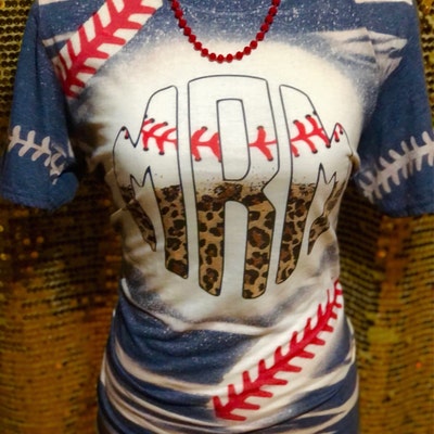 Baseball Leopard Monogram Alphabet PNG File Downloads Full Alphabet - Etsy