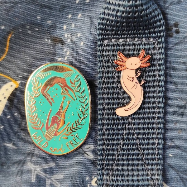 Wild Swimming Pin, Wild Swimmer Pin, Wild Swimming Gift, Skinny Dip Pin ...