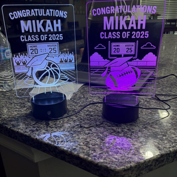 Custom Acrylic LED Event Centerpiece, Acrylic LED Sign, LED Centerpiece ...
