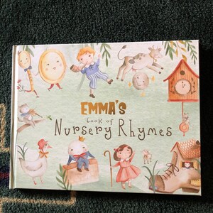 Personalized Book Custom Baby Book Personalized Book of Nursery Rhymes ...