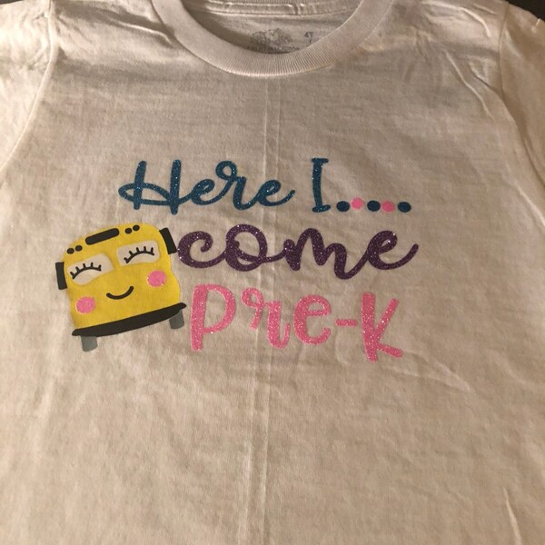 Here I Come Pre K SVG, DXF, PNG Files for Cutting Machines Pre K Svg ...