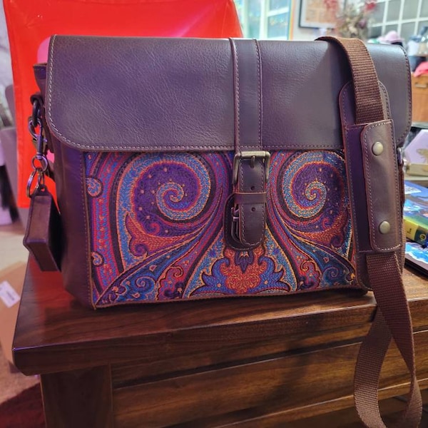 Personalized Real Leather Messenger Bag, MacBook Pro 15 Inch - 13 Inch ...