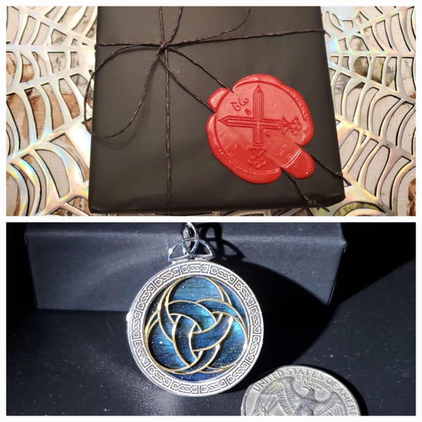 Hecate Goddess of Moon and Magic Necklace With Labradorite Gemstone ...