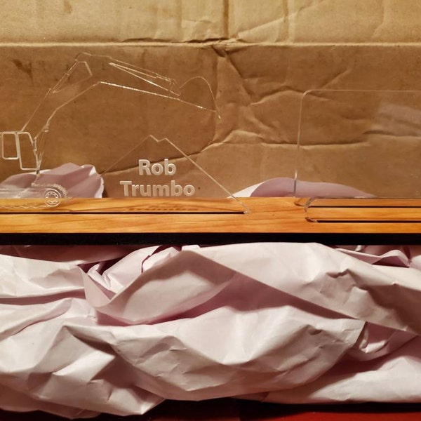 Personalized Excavator - Heavy Equipment - Construction - Machine ...