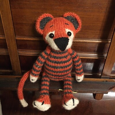 Baby Tiger Knitting Pattern Toy Knitting Pattern / Polushkabunny - Etsy