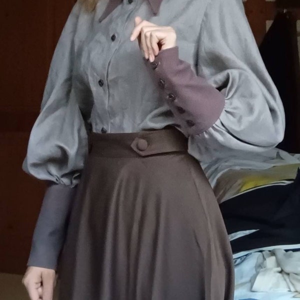 Oversized Women Shirt Sewing Pattern, Instant PDF Download - Sizes XS ...