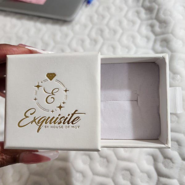 100pcs White Jewelry Packaging Card Custom Logo Personalized Necklace ...