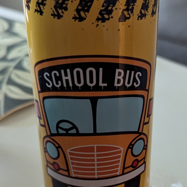 Bus Driver Tumbler, Bus Driver Gifts, bus Driver Tumbler With Straw ...
