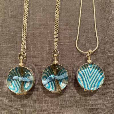 Big Deep Locket for Crystals or Pills, Floating Locket for Gems and ...