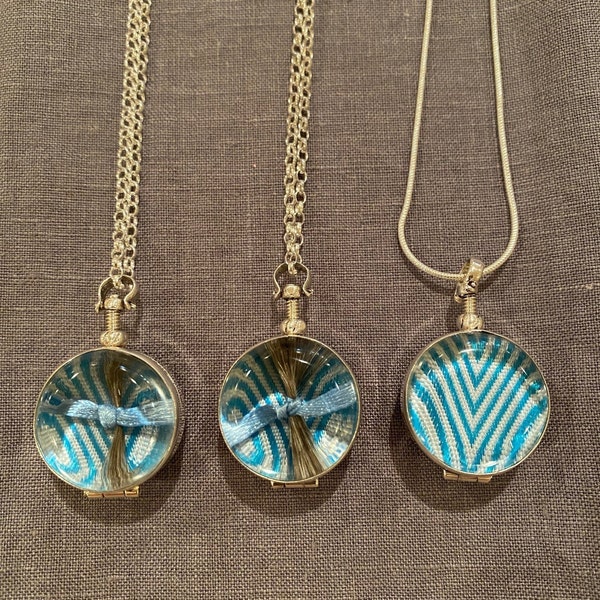 Big Deep Locket for Crystals or Pills, Floating Locket for Gems and ...