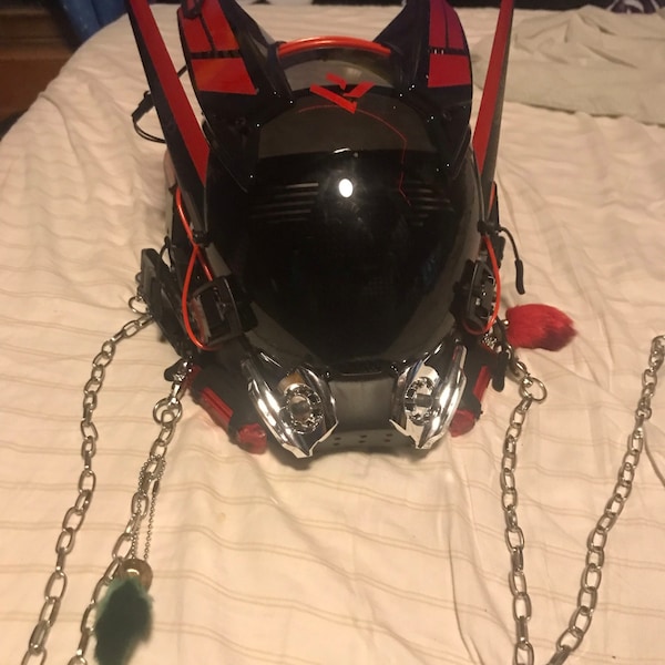 Bluetooth Cyberpunk Mask - Futuristic Mask -cyberpunk Helmet-tech Mask ...