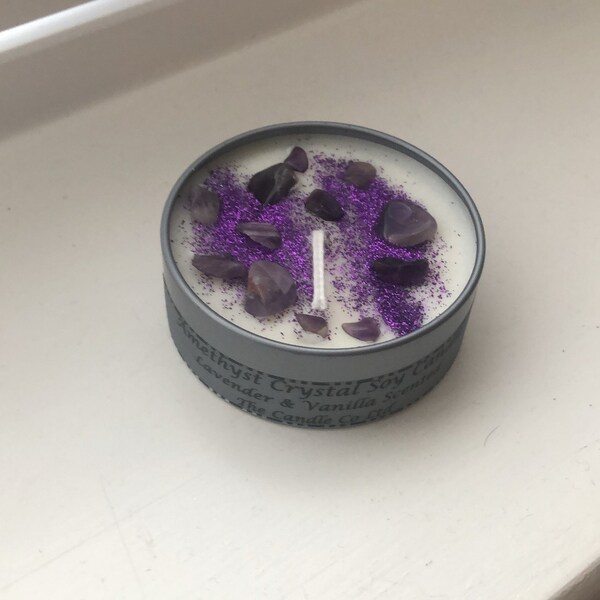 Jade & Moonstone Crystal Infused Scented Candles - Emotional Balance ...