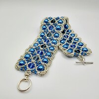 Beading Tutorial Pattern, Alternating Lines Bracelet. Beading Pattern ...