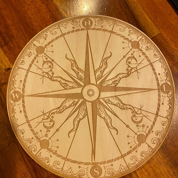 Compass Crystal Grid - Altar Decoration - Etsy