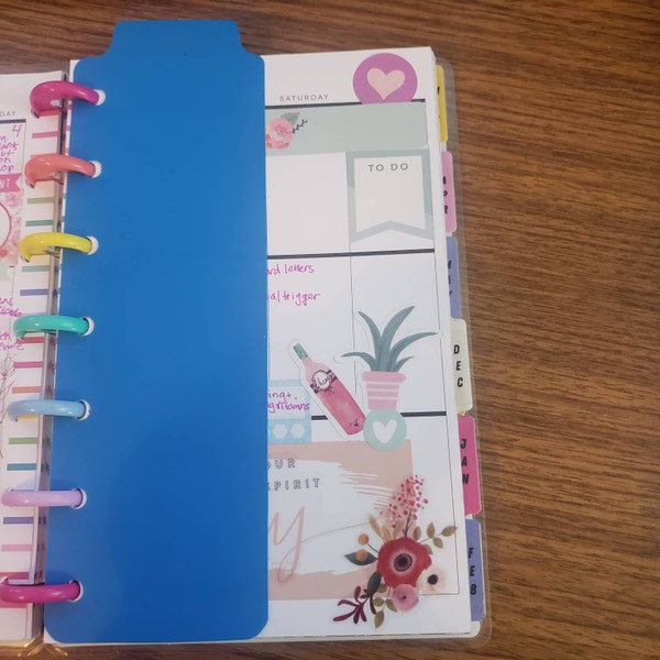 Happy Planner Bookmark, Planner Supplies, Planner Insert, Planner Tabs ...