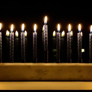 Matte Collection Set of 3 Beeswax Yahrzeit 24 Hour Candles for Yom Tov ...